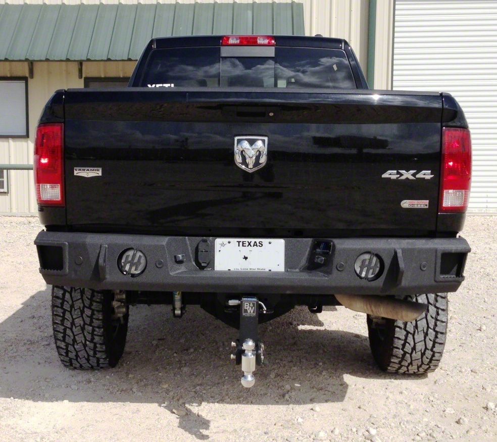 Hammerhead RAM 1500 Rear Bumper with Round Reverse Light Cutouts 600-56 ...