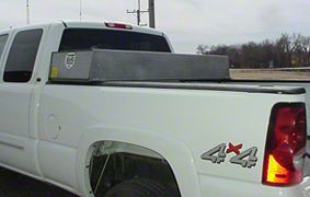 F-350 Super Duty Pickup Bed Tool Box; Aluminum; 21 x 9 x 74 (Universal ...