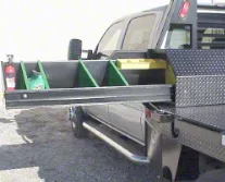 F-250 Super Duty Flat Bed Angled Tool Box; Black; 17 x 21 x 78 ...