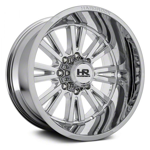Hardrock Offroad Silverado 1500 Spine Xposed Chrome 6-Lug Wheel; 20x10 ...