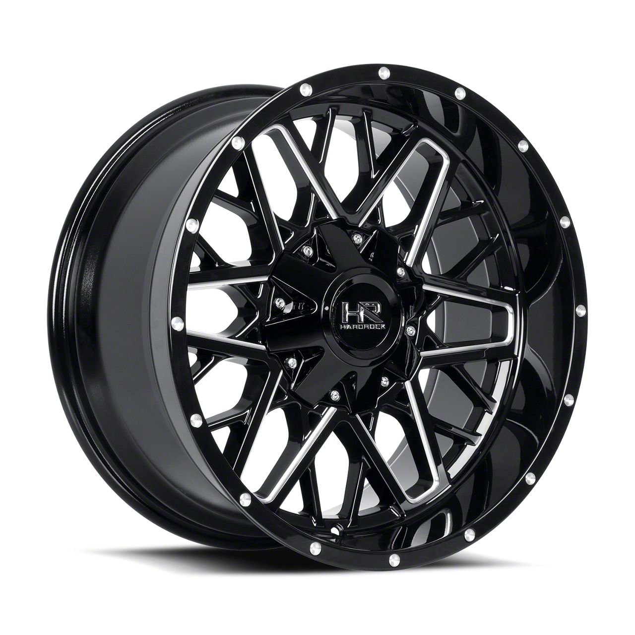 Hardrock Offroad RAM 2500 Horseshoe Gloss Black 8-Lug Wheel; 22x10 ...