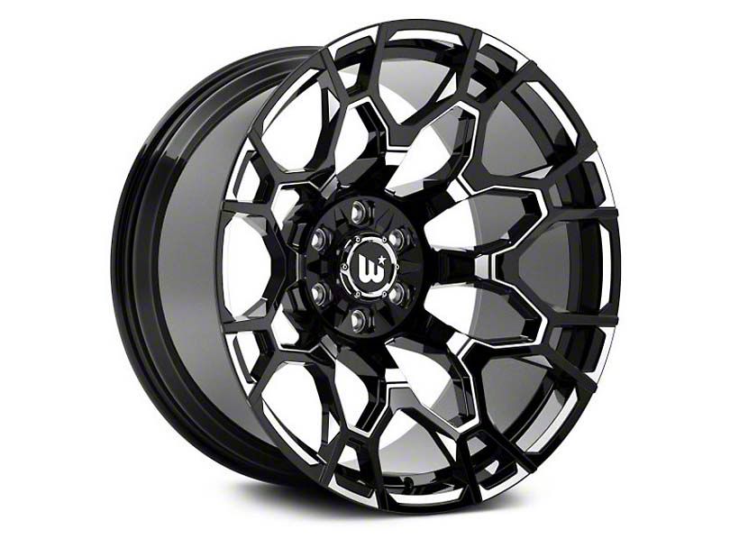 Hartes Metal RAM 1500 Spur Gloss Black Milled Wheel; 20x10; -12mm ...