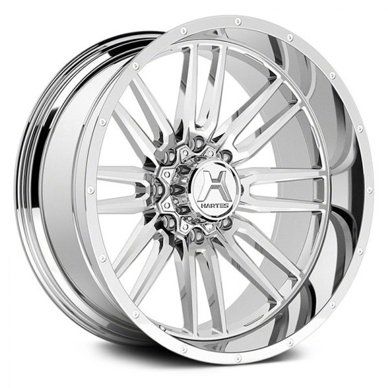 Hartes Metal F-250 Super Duty Whipsaw Polished 8-Lug Wheel; 20x10 ...