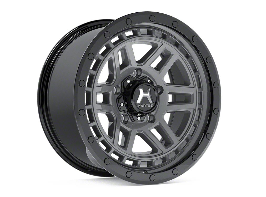 Hartes Metal Canyon Beast Anthracite with Black Simulated Beadlock 6 ...