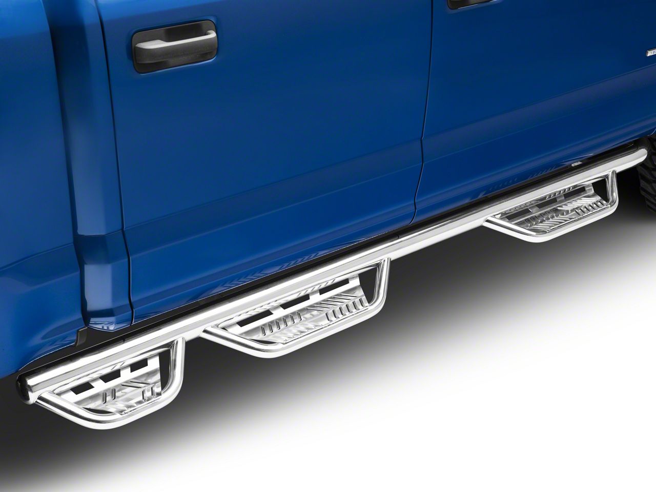 Havoc Offroad F-350 Super Duty HS3 Hoop Side Step Bars; Polished HPG ...