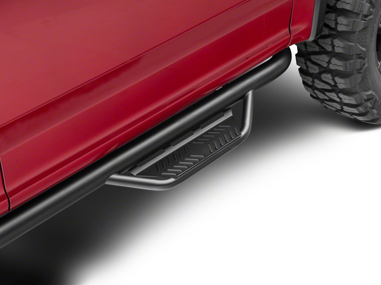 Havoc Offroad F-150 HS2 Hoop Side Step Bars; Textured Black HPG-001005 ...
