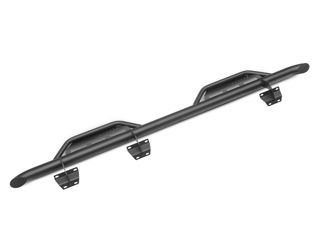 Havoc Offroad F-150 HS2 Hoop Side Step Bars; Textured Black HPG-001005 ...