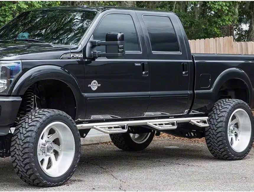 Havoc Offroad Silverado 2500 HS3 Hoop Side Step Bars; Polished HPG ...