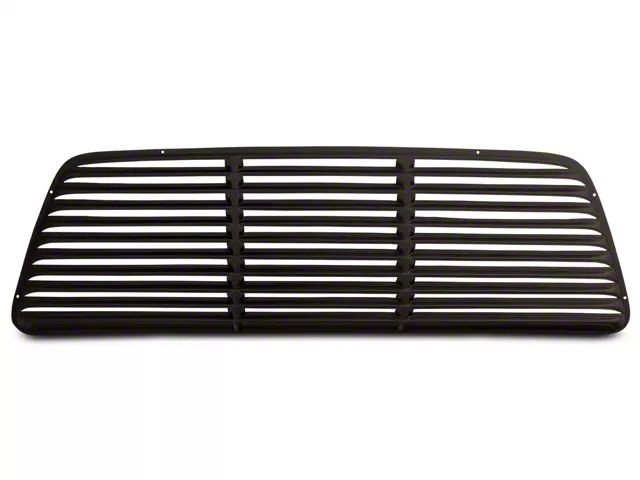 RAM 2500 Low Profile Rear Window Louvers; Textured Black (03-09 RAM ...