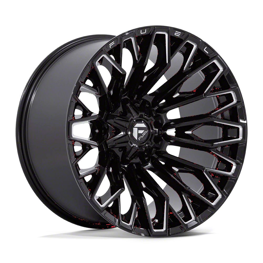 HELO Silverado 2500 HE917 Gloss Black Machined 8-Lug Wheel; 18x10 ...