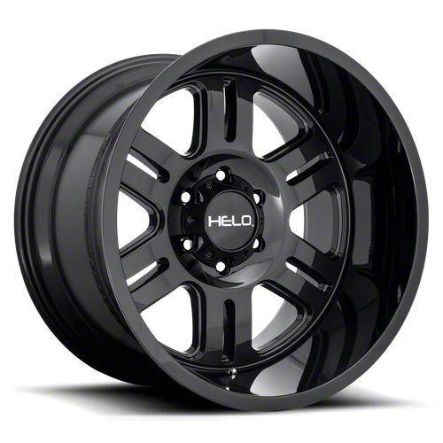 HELO RAM 1500 HE916 Gloss Black 5-Lug Wheel; 20x9; 18mm Offset ...