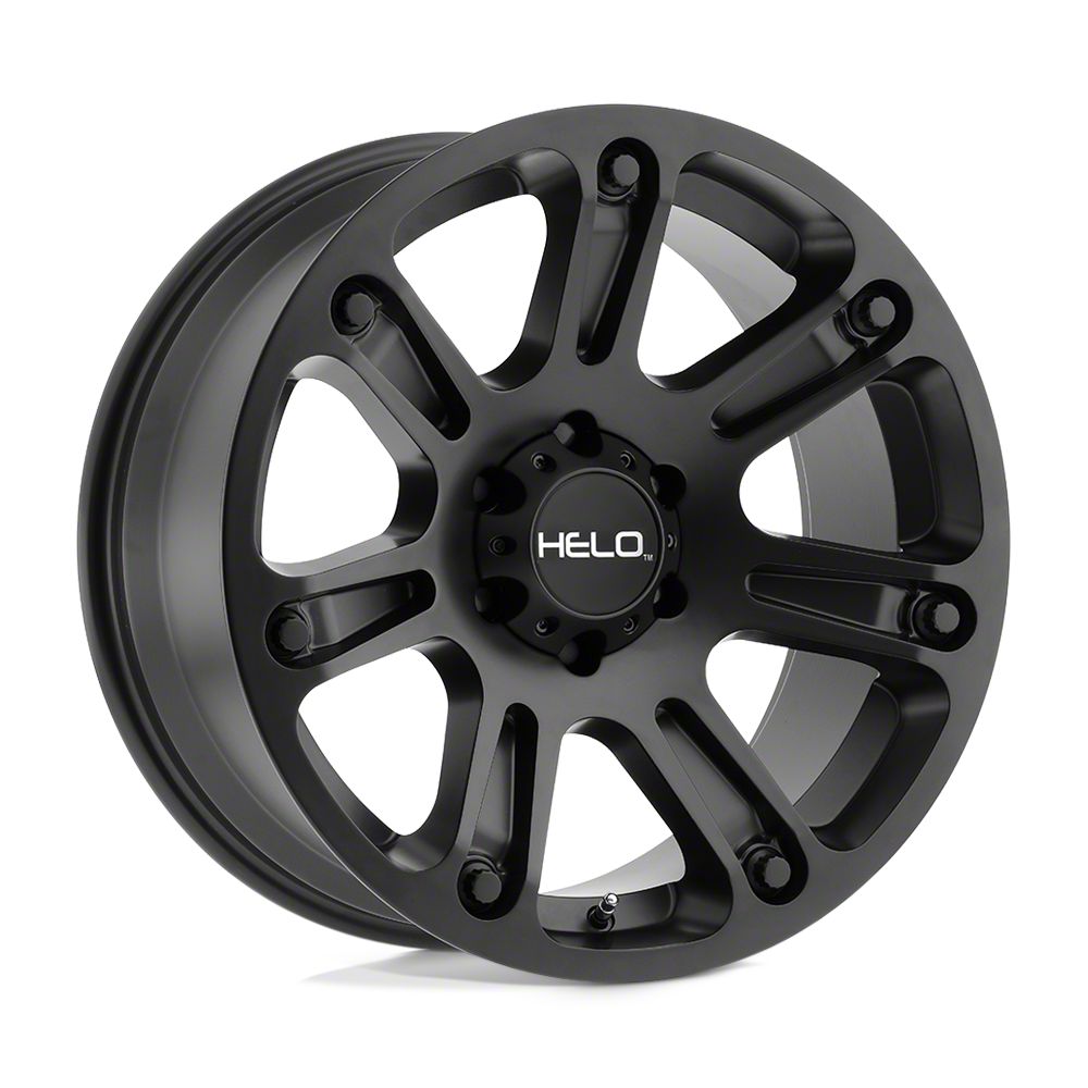 HELO F-350 Super Duty HE904 Satin Black 8-Lug Wheel; 17x9; 0mm Offset ...