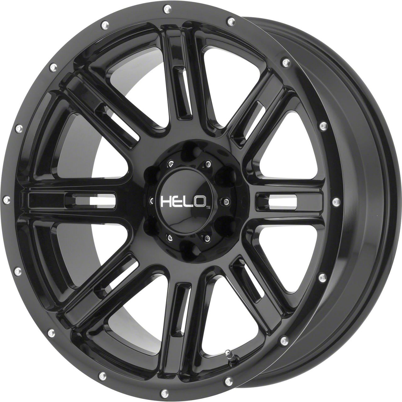 HELO Silverado 1500 HE900 Gloss Black 6-Lug Wheel; 20x9; 0mm Offset ...