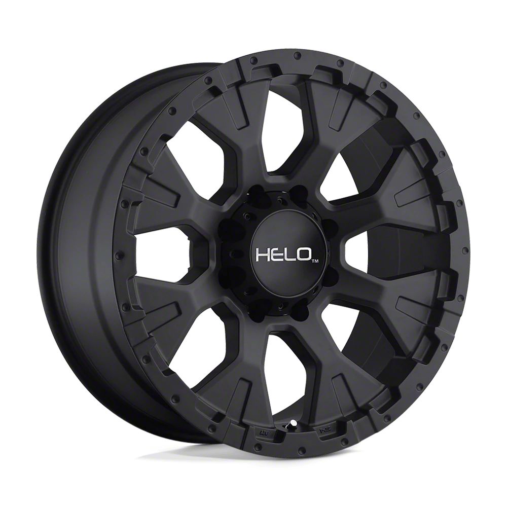 HELO F-150 HE878 Satin Black 6-Lug Wheel; 18x9; -12mm Offset ...