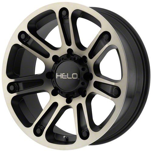 HELO F-150 HE904 Satin Black with Machined Dark Tint 6-Lug Wheel; 20x9 ...