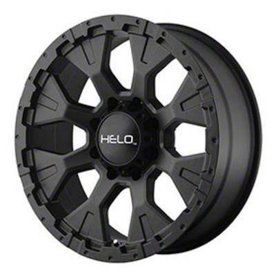 HELO Silverado 3500 HE878 Satin Black 8-Lug Wheel; 18x9; -12mm Offset ...