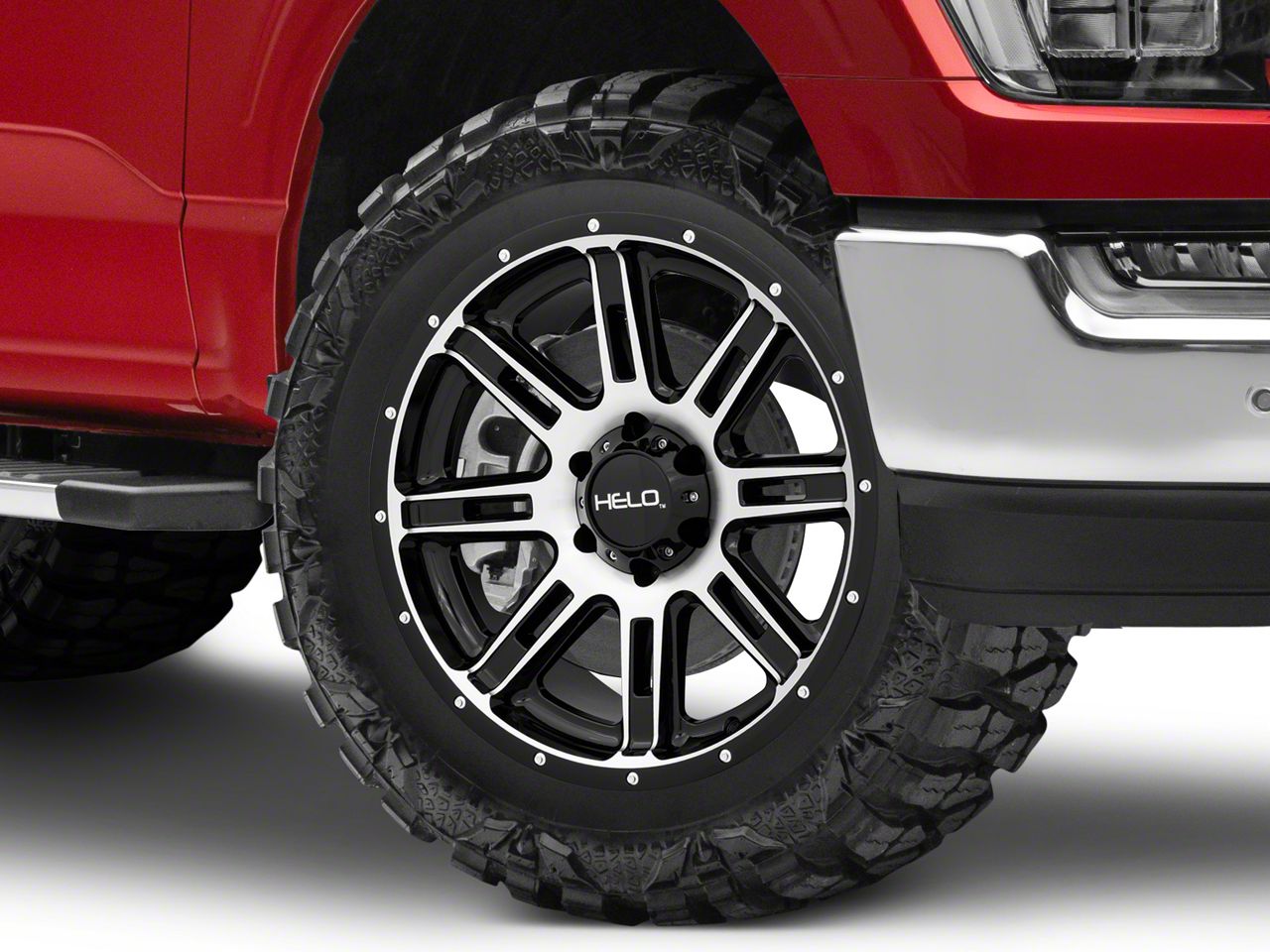 HELO F-150 HE900 Gloss Black Machined 6-Lug Wheel; 20x9; 0mm Offset ...