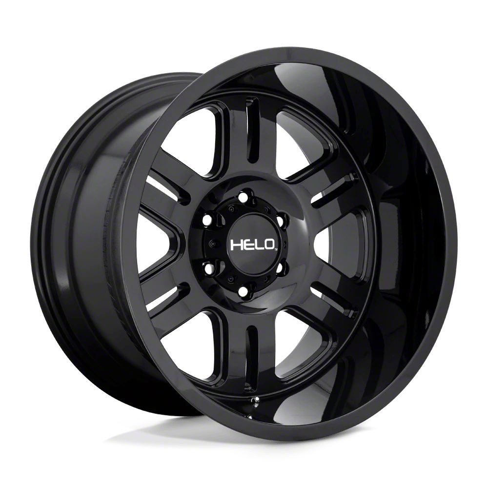 HELO RAM 2500 HE916 Gloss Black 8-Lug Wheel; 20x10; -18mm Offset ...