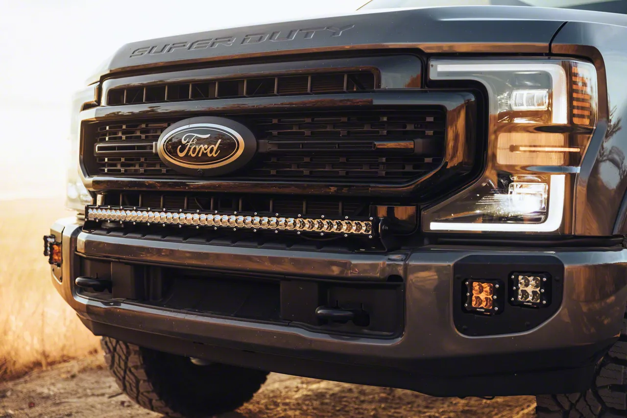 Heretic Studios F-250 Super Duty 40-Inch Curved LED Light Bar with ...
