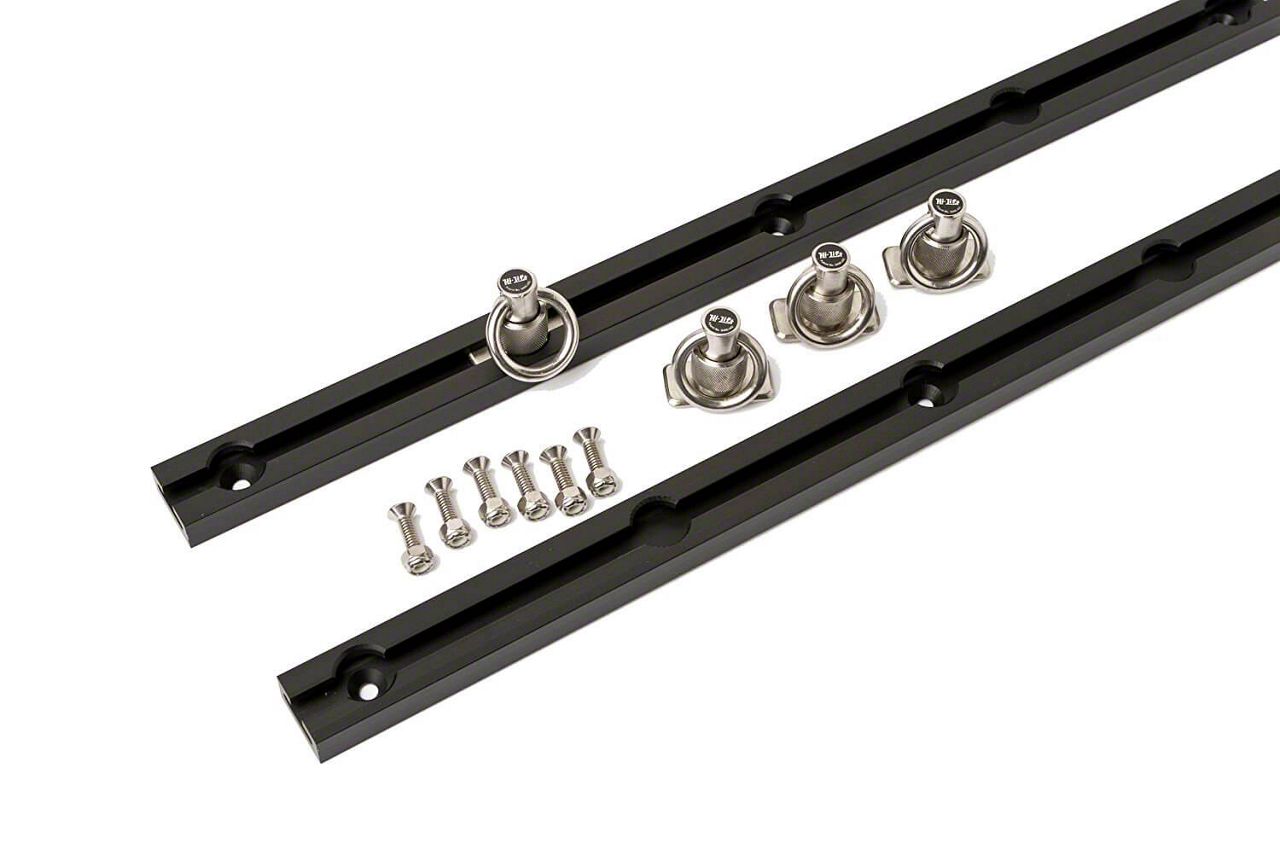 Ranger Slide-N-Lock Tie Down System; 68-Inches Long; Black Anodized ...