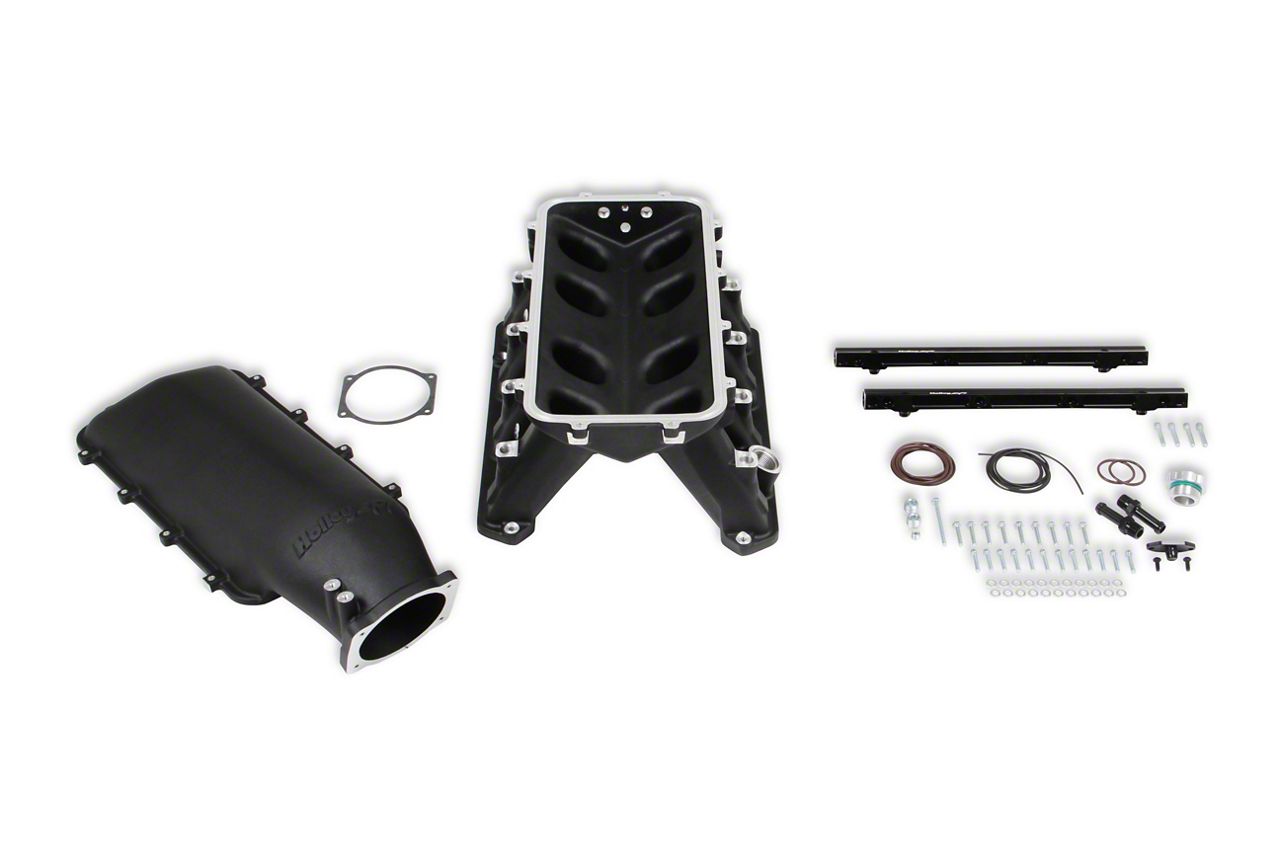 Holley EFI RAM 1500 Gen III HEMI Hi-Ram EFI Intake Manifold with 95mm ...