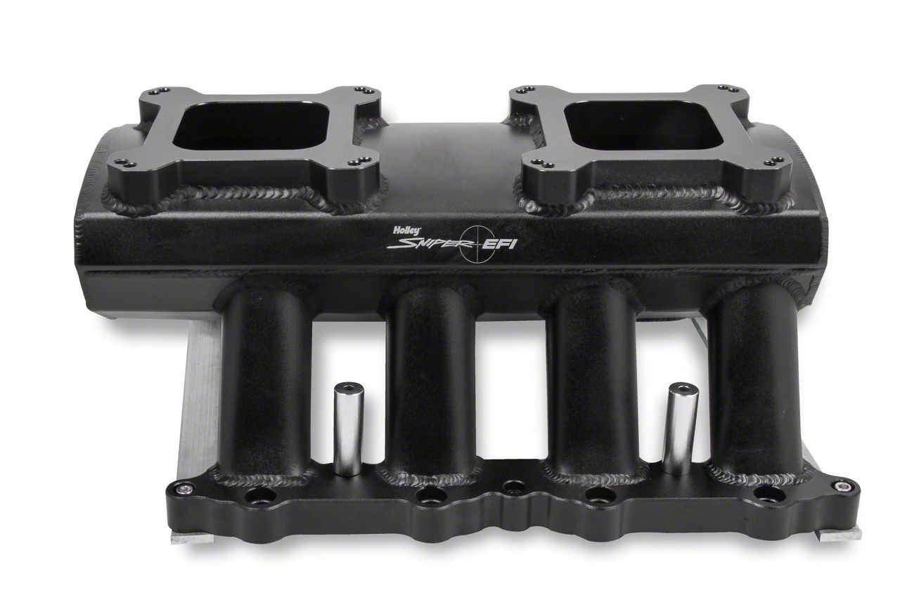 Holley F-150 Hi-Ram Single Plane 2x4 EFI Intake Manifold; Black 829072 ...