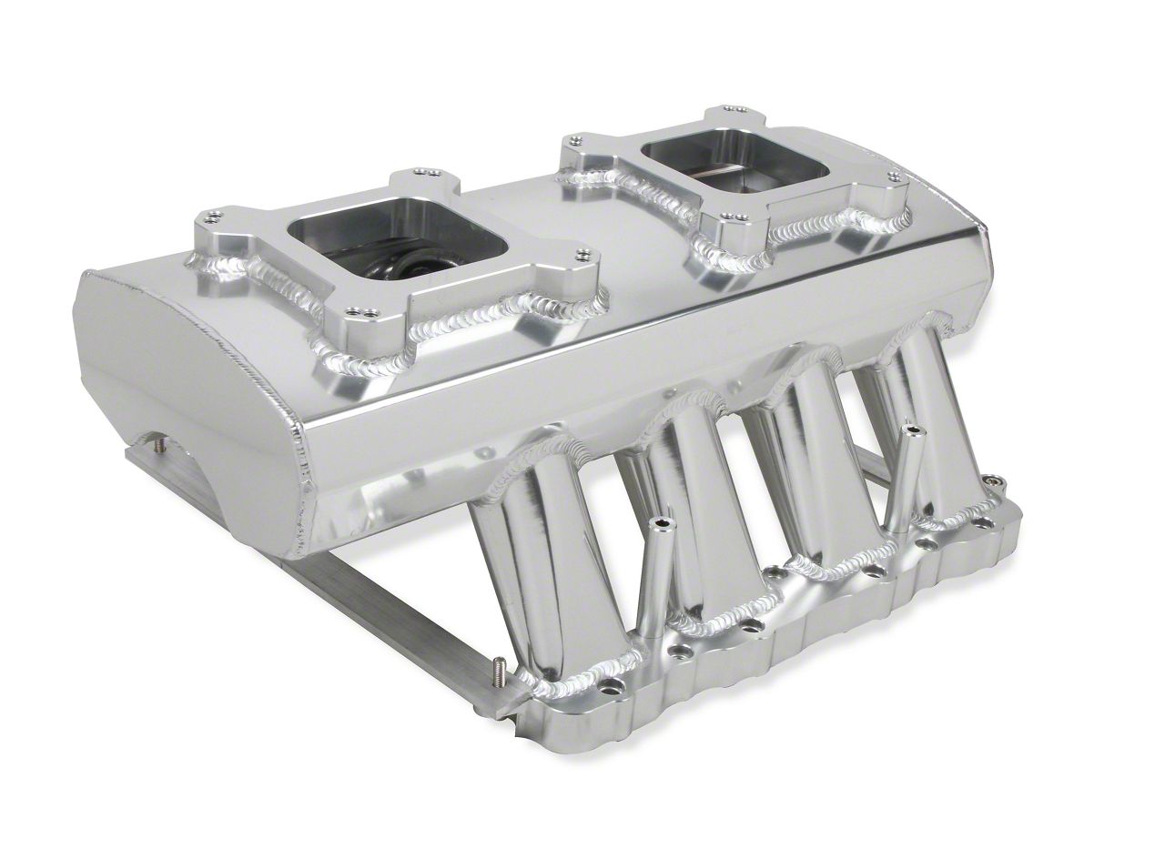 Holley F-150 Hi-Ram Single Plane 2x4 EFI Intake Manifold; Silver 828071 ...