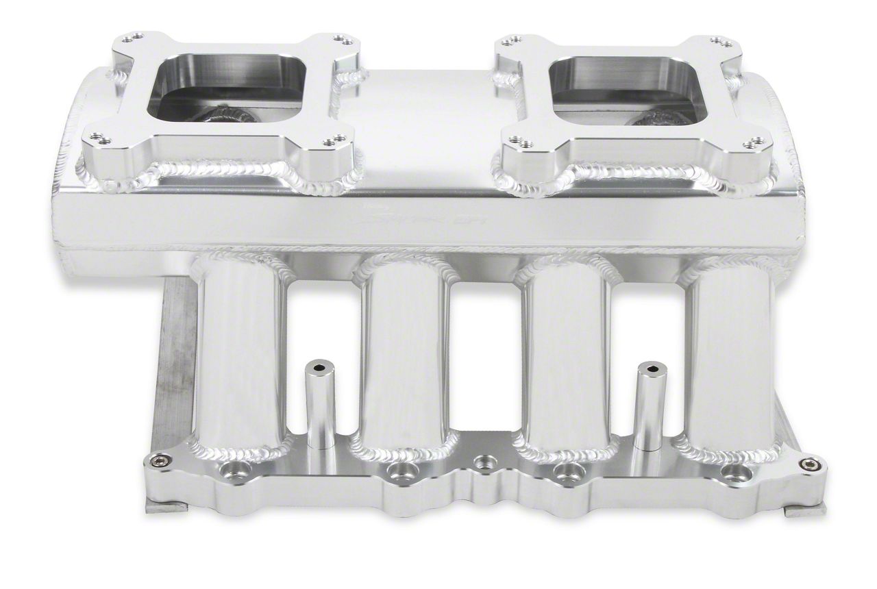 Holley F-150 Hi-Ram Single Plane 2x4 EFI Intake Manifold; Silver 829071 ...