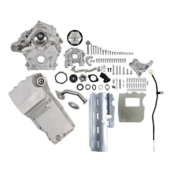 Holley F-250 Super Duty High-Mount Accessory Drive with Oiling System ...