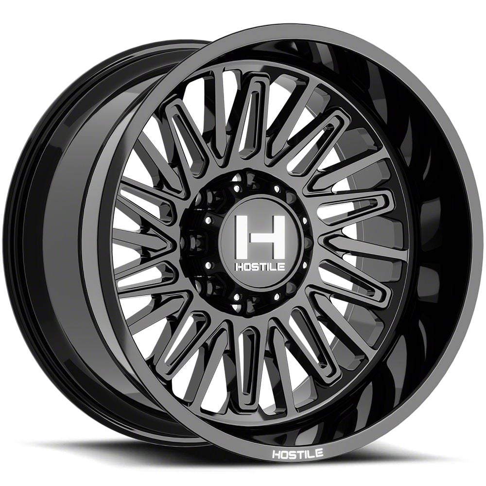Hostile Sierra 2500 Rampage Asphalt 8-Lug Wheel; 20x10; -19mm Offset ...