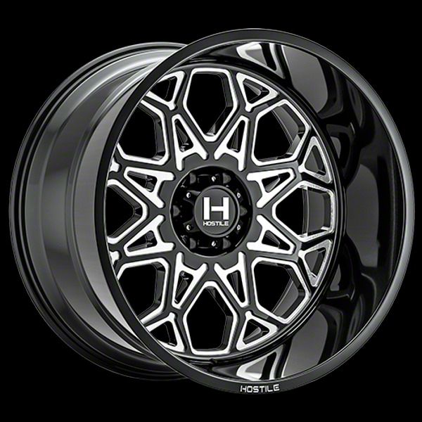 Hostile F-250 Super Duty Anvil Blade Cut 8-Lug Wheel; 24x14; -76mm ...