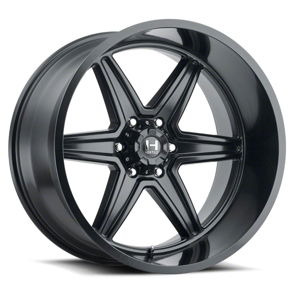 Hostile Sierra 1500 Venom Asphalt 6-Lug Wheel; 24x14; -76mm Offset H117 ...
