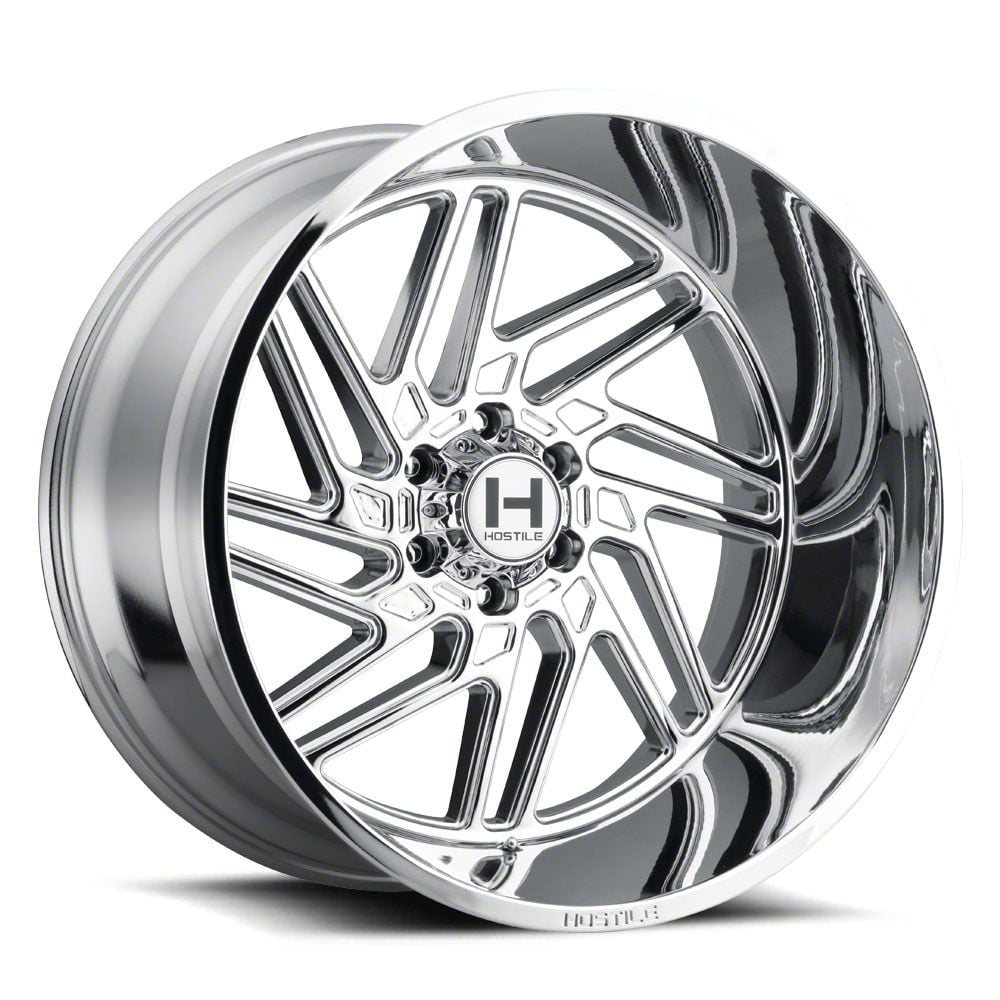 Hostile Silverado 1500 Jigsaw Armor Plated 6-Lug Wheel; 22x12; -44mm ...