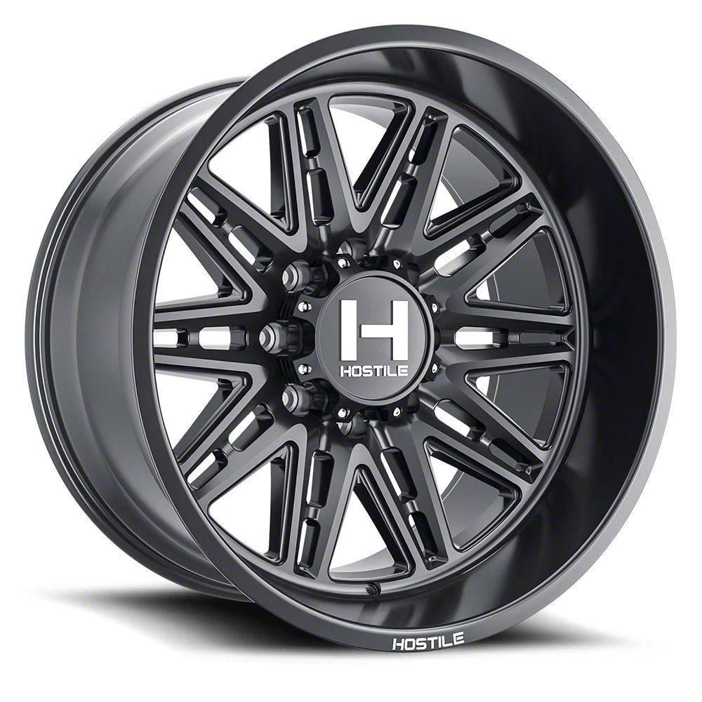 Hostile Silverado 2500 Maniac Asphalt Wheel; 20x12; -44mm Offset H126 ...