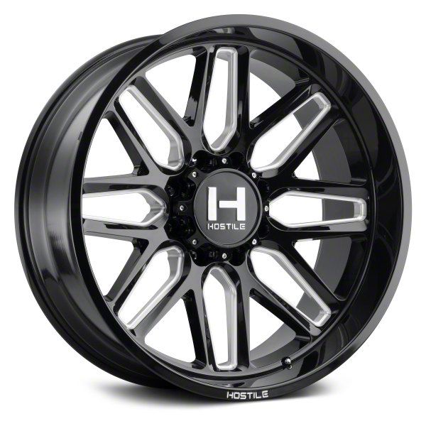Hostile Silverado 1500 Vulcan Blade Cut 6-Lug Wheel; 20x12; -44mm ...