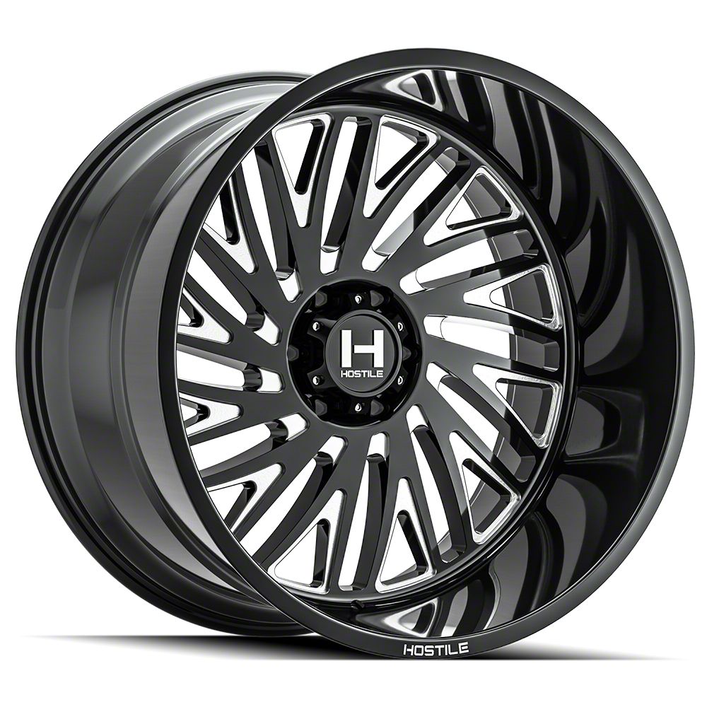 Hostile Colorado Syclone Blade Cut 6-Lug Wheel; 24x12; -44mm Offset ...