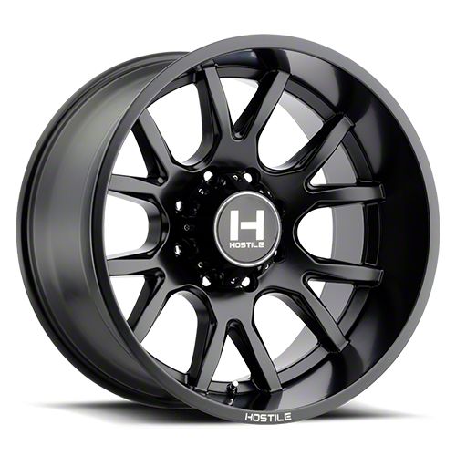 Hostile F-350 Super Duty Rage Asphalt 8-Lug Wheel; 22x10; -25mm Offset ...