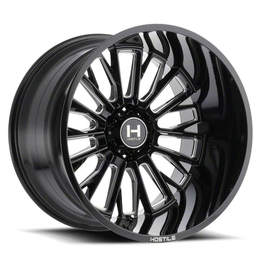Hostile RAM 1500 Fury Blade Cut 6-Lug Wheel; 22x12; -44mm Offset H114 ...