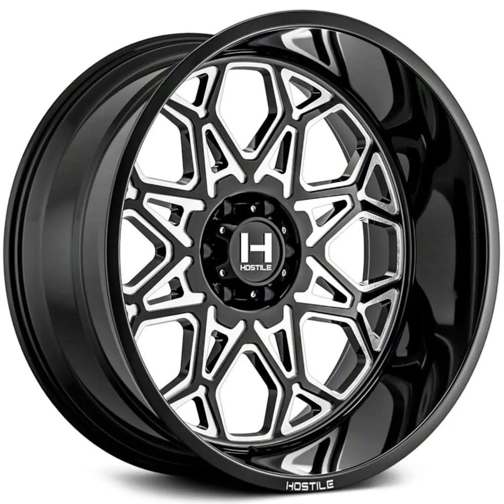Hostile RAM 2500 Anvil Blade Cut 8-Lug Wheel; 20x9; 12mm Offset H132 ...