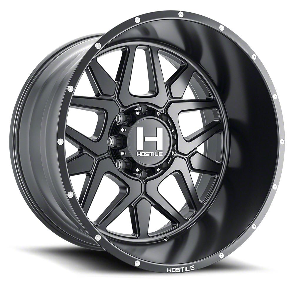 Hostile RAM 2500 Diablo Asphalt 8-Lug Wheel; 20x9; 12mm Offset H128 ...