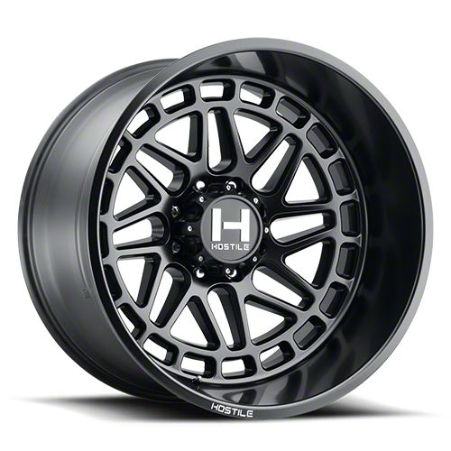 Hostile RAM 2500 Reaper Asphalt 8-Lug Wheel; 20x9; 12mm Offset H122 ...