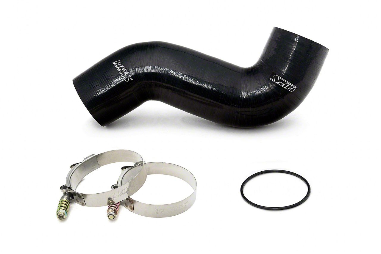 F-250 Super Duty Intercooler Cold Side Charge Pipe; Wrinkle Black (11 ...