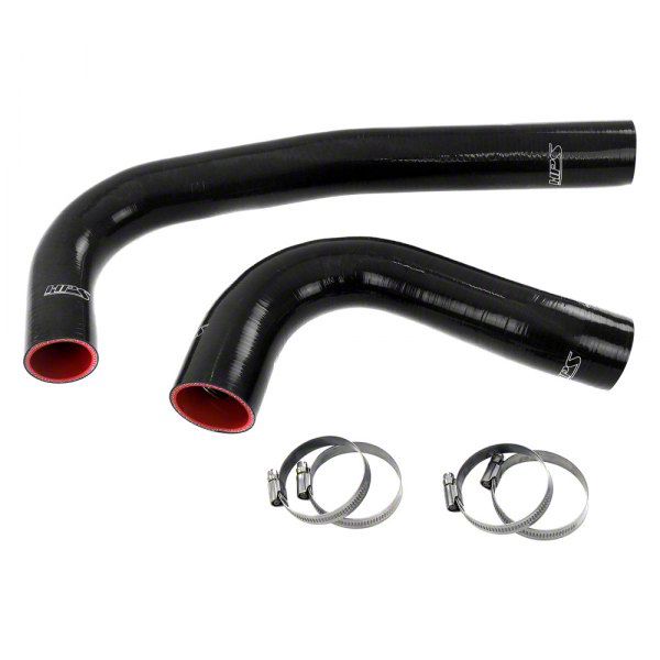 RAM 2500 Silicone Radiator Coolant Hose Kit; Black (10-12 6.7L RAM 2500 ...