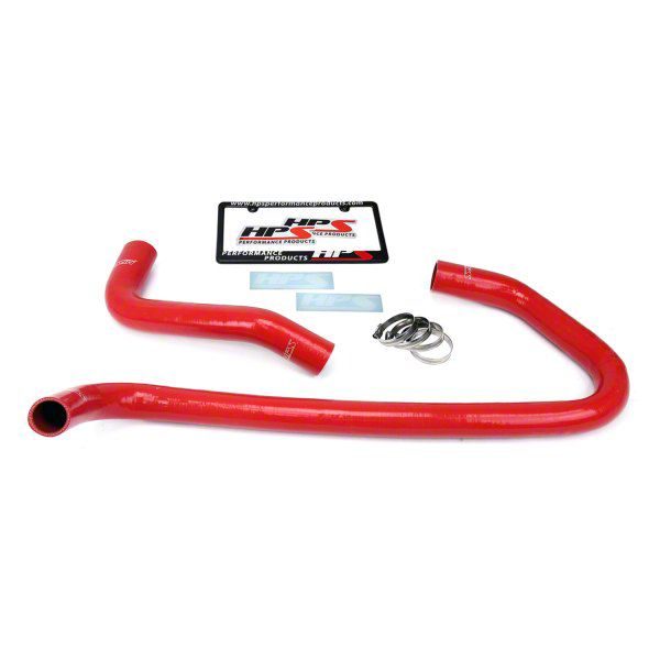 HPS RAM 2500 Silicone Radiator Coolant Hose Kit; Red 57-1307-RED (10-18 ...