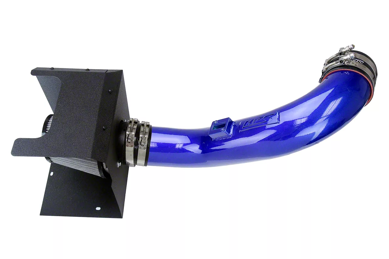 Sierra 2500 Performance Cold Air Intake; Blue (17-19 6.6L Duramax ...