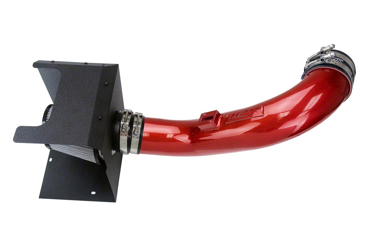 HPS Sierra 2500 Performance Cold Air Intake; Red 827-674R (17-19 6.6L ...