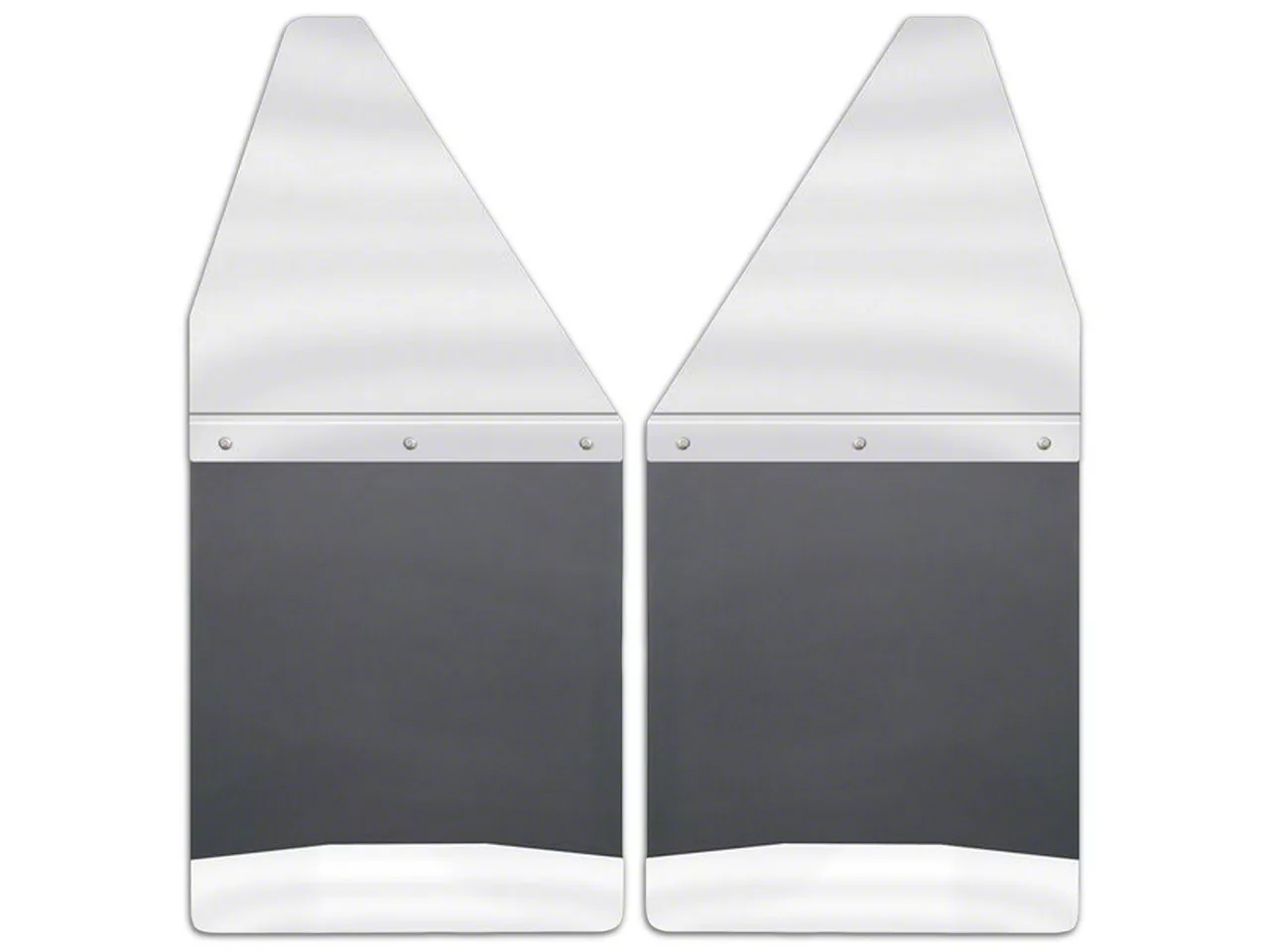 Husky Liners RAM 1500 12-Inch Wide KickBack Mud Flaps; Front or Rear ...