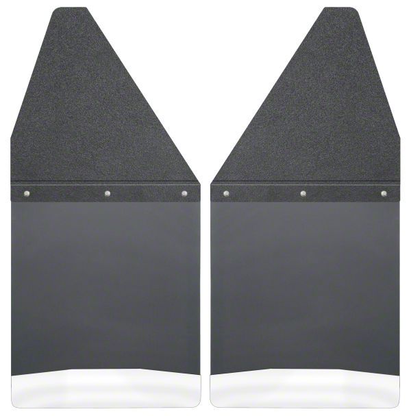 Husky Liners F-350 Super Duty 12-Inch Wide KickBack Mud Flaps; Front or ...