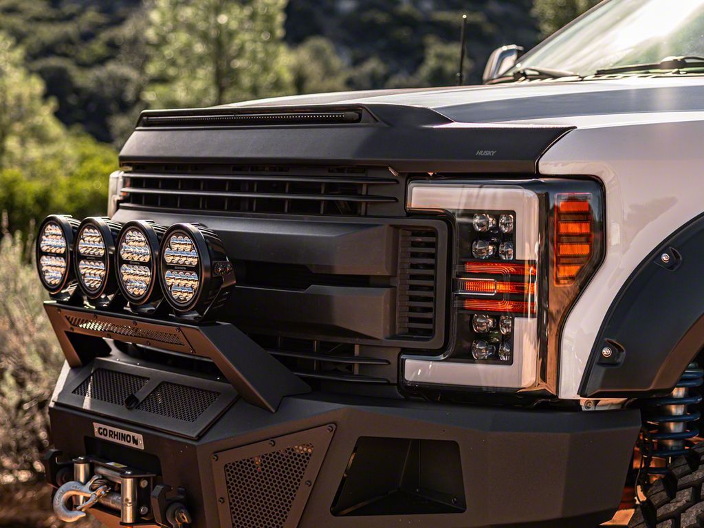 Husky Liners F-350 Super Duty Aeroskin Lightshield Pro; Black 2820235 ...