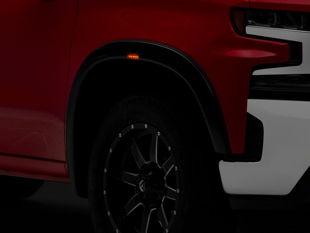 Husky Liners Silverado 1500 RVL Fender Flares; Smooth Matte Black ...
